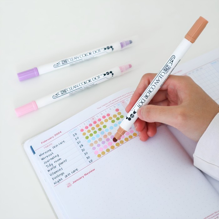 Jual PROMO!! -ZIG Kuretake Clean Color Dot Double-Sided Marker - Candy ...