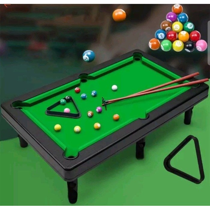 Jual Mini desktop billiard pool table mainan hadiah anak meja biliar ...