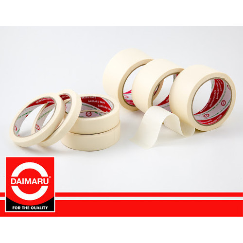 Jual MASKING TAPE - CREAM - DAIMARU - 1 INCH (24mm x 21m) | Shopee ...