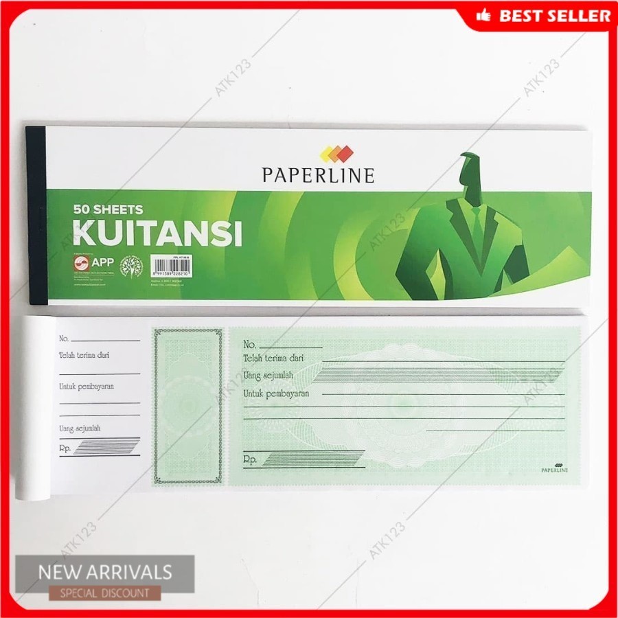 Jual buku Kwitansi / Kuitansi Paperline kecil PPL KT 40 M 1Pcs saja | Shopee Indonesia