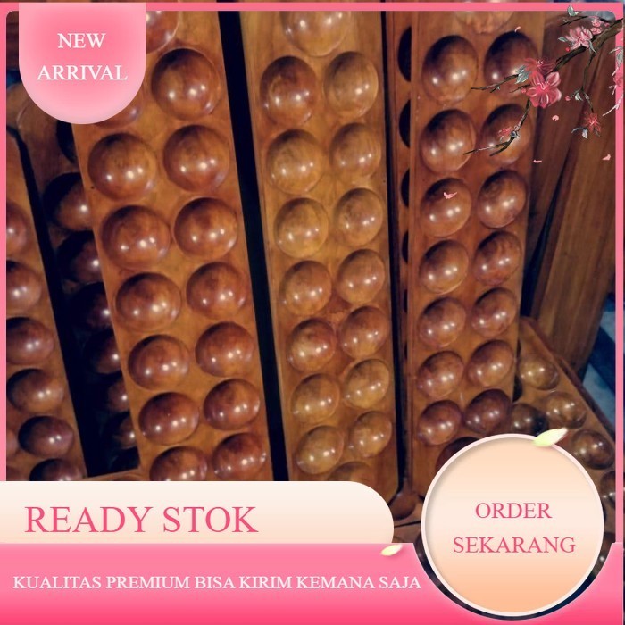 Jual congklak kayu mengkilap+biji kerang | Shopee Indonesia