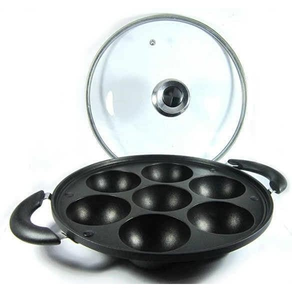 Jual Cetakan Kue anti lengket teflon 7 Lubang Cekung - KP | Shopee ...