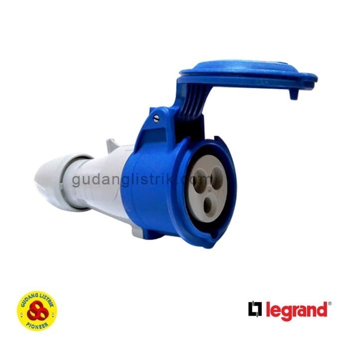 Jual LEGRAND 555104 Mobile Socket 1Phase 16A IP44 Soket Industri 2P+E ...