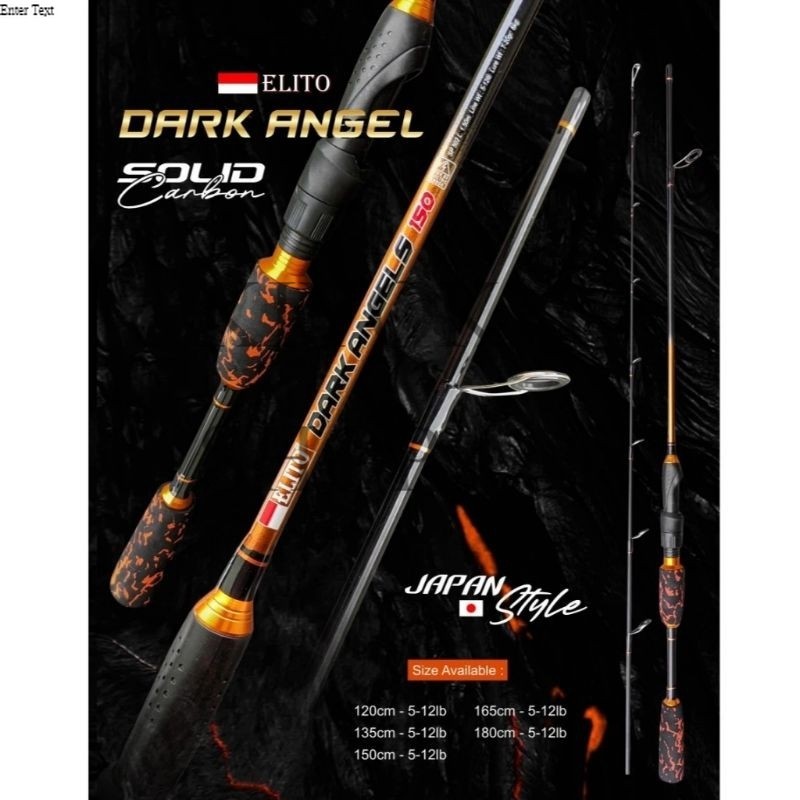 Jual KIYOKSHOP joran PANCING ELITO dark angels spinning carbon solid ...