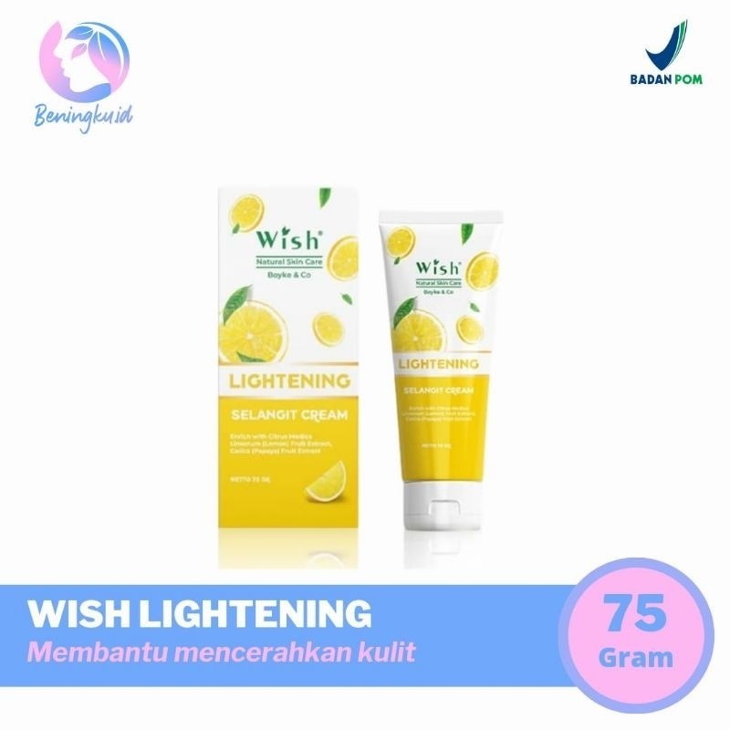 Jual WISH LIGHTENING SELANGIT CREAM Produk terbaru by Wish Boyke Dian Nugraha yg memiliki ...