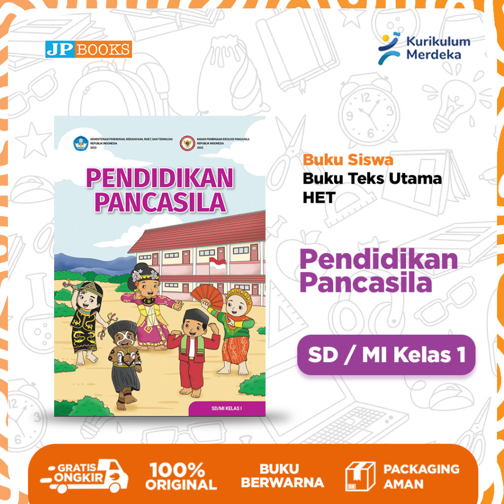 Jual JP Books – (KURIKULUM TERBARU) Buku Siswa / Buku Teks HET Kurmer Sekolah Pendidikan ...