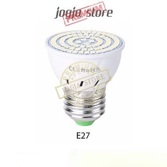 Jual Lampu LED Spotlight Bulb 80 LEDs 9W 220V E27 Bohlam LED Spot Light ...