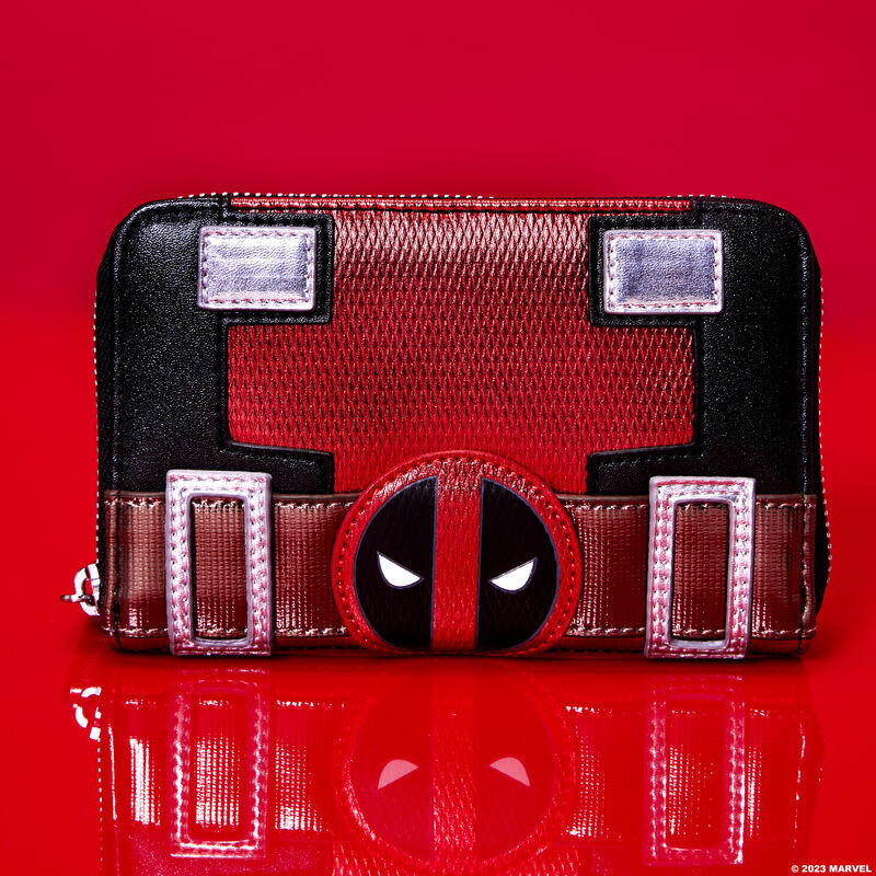 Jual Loungefly Marvel Deadpool Metallic Collection Cosplay Zip Around ...