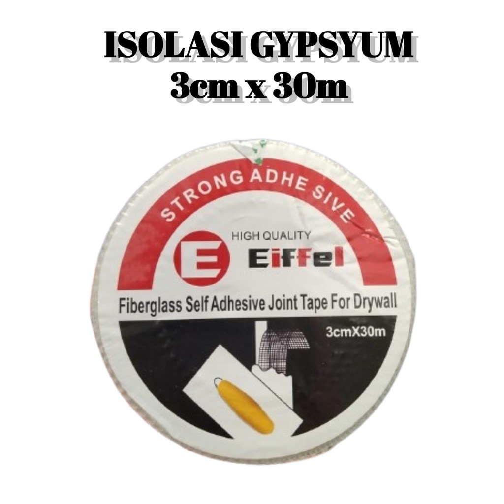 Jual Isolasi Gypsum Lakban Lem Perban Kasa Perekat Gipsum Mesh Tape 30 ...