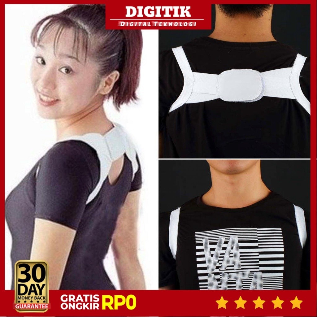 Jual DIGITIK - Tali Penyangga Penegak Punggung Anti Bungkuk | Shopee ...