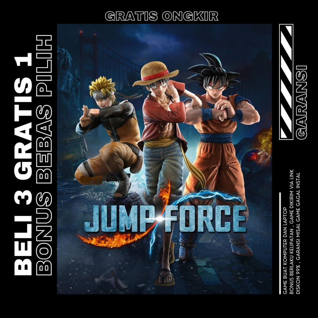 Jual JUMP FORCE - GAME LAPTOP - LINK DOWNLOAD - GAME PC MURAH | Shopee ...