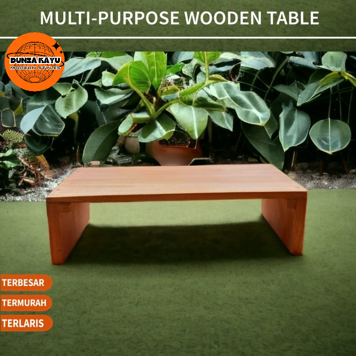 Jual Meja laptop table meja monitor display 50x20cm succulent table ...