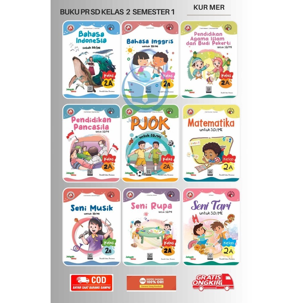 Jual Buku Pr/Lks SD Kelas 2 Kurmer Semester 1 & 2 KURIKULUM MERDEKA Intan pariwara Tahun 2024 ...