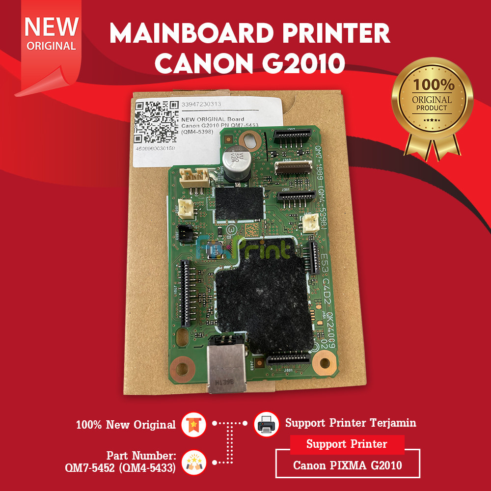 Jual Mainboard Printer Canon G2010 Motherboard PN QM7-5453 (QM4-5398 ...
