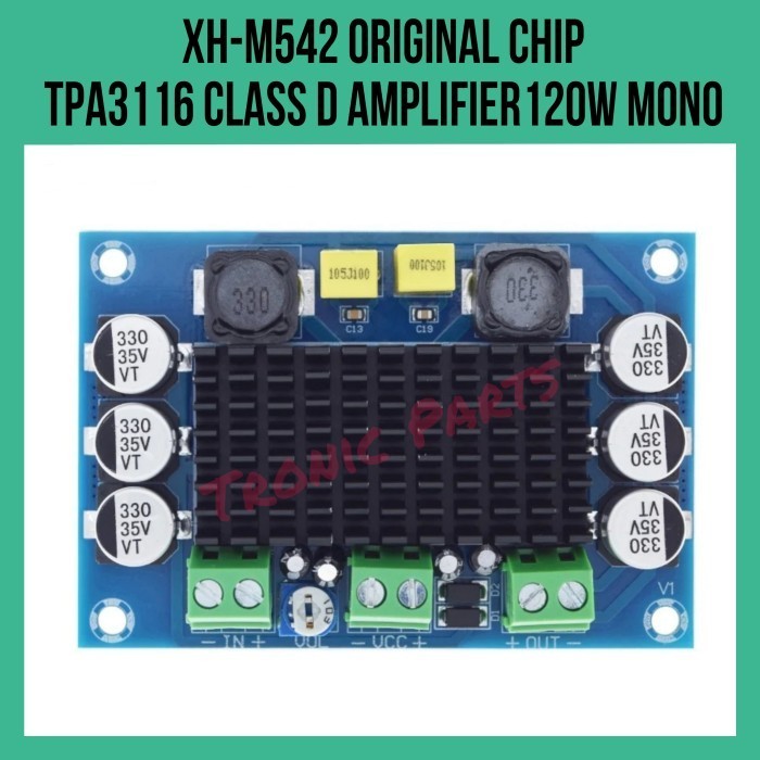 Jual TPA3116 Class D Amplifier 120W Mono XH-M542 Original Chip | Shopee ...