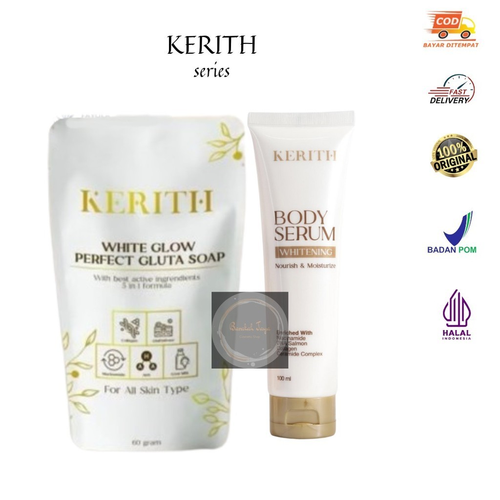 Jual Kerith White Glow Perfect Gluta Soap 100% ORIGINAL BPOM (1) | Body ...