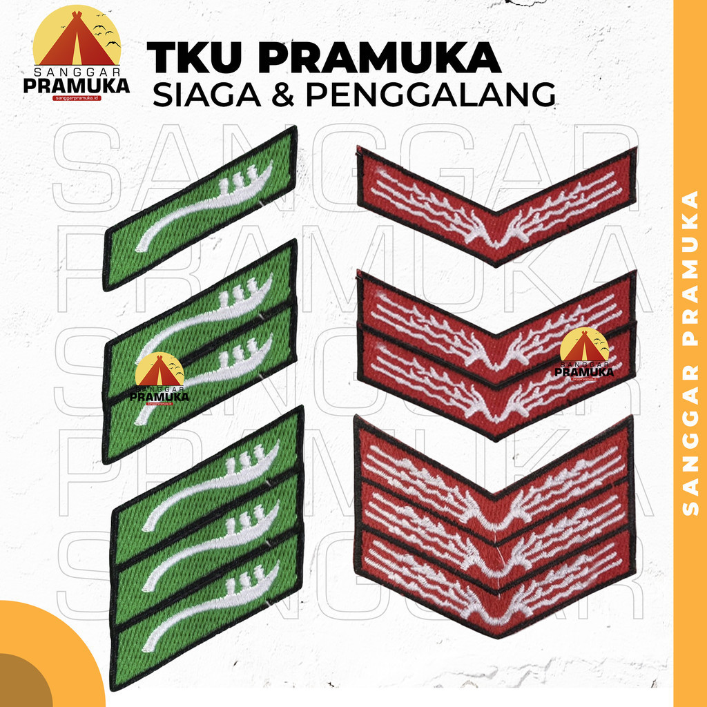 Jual Tku Pramuka Bordir/ Tku Siaga & Tku Penggalang Bordir / Manggar / mancung / Tku Pramuka ...