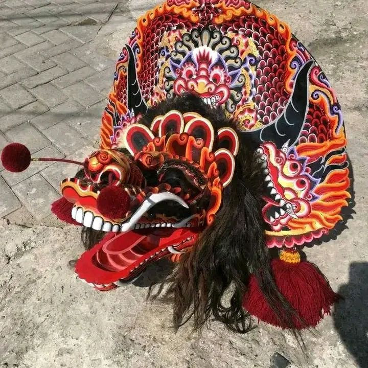 Jual PROMO BARONGAN DEVIL Sungut Full Kayu Asli Ukuran 14 Bonus Kemul Panjang Dan Pentul Tinggal ...