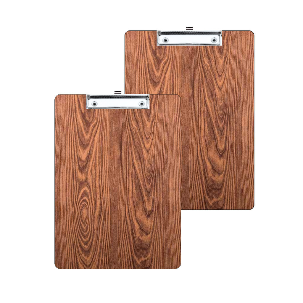 Jual Clipboard Papan Jalan - Papan Dada Kayu F4 Folio Clip Board ...