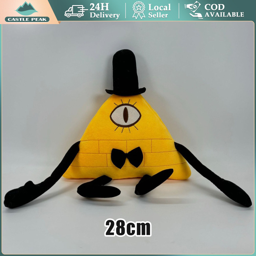 Jual Mainan Karakter Gravity Falls Bill Cipher - Boneka Plush Segitiga ...