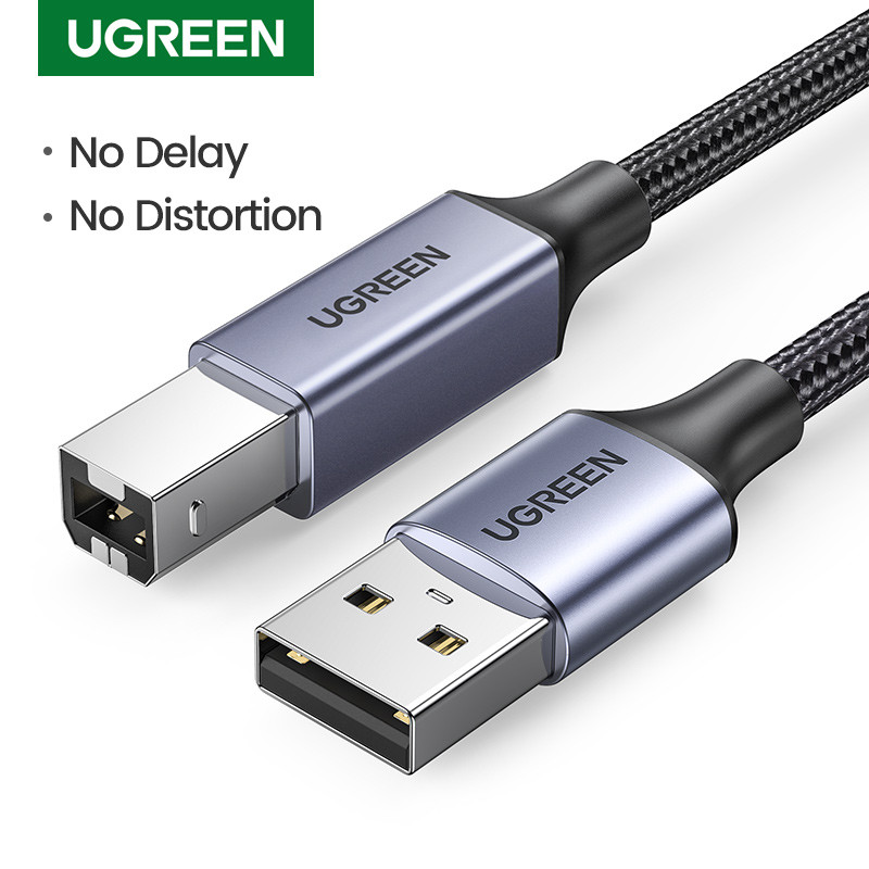 Jual Ugreen USB Printer Cable USB Type B Male to A Male USB 3.0 2.0 ...