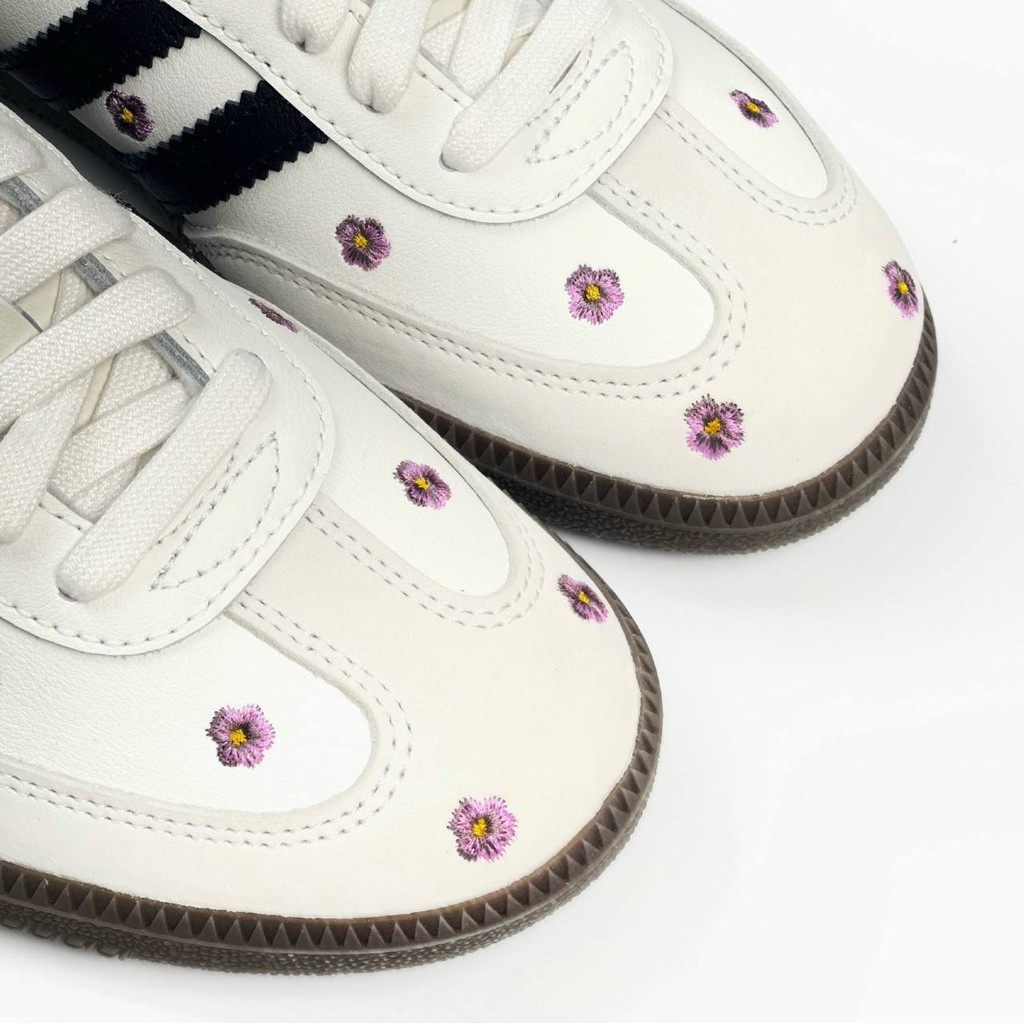 Jual SAMBA OG WHITE FLORAL EMBROIDERY | Shopee Indonesia