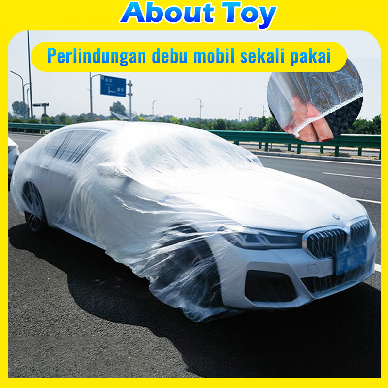 Jual ABOUT Penutup Mobil Universal Penutup Debu Mobil Film Transparan ...