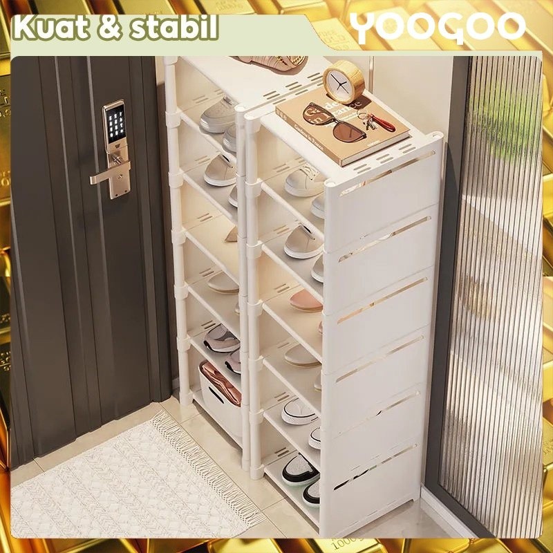 Jual YooGoo Rak sepatu / lemari sepatu / PVC rak penyimpanan / Rak ...