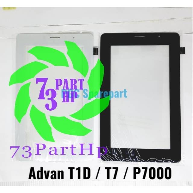 Jual NEW!!! Original OEM Touchscreen TS Advan Tablet T1D - T7 - P7000 ...