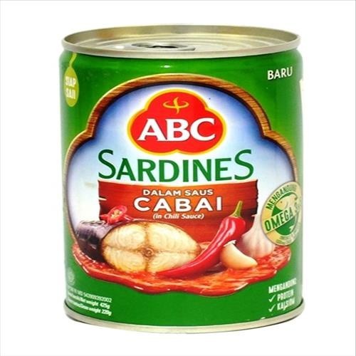 Jual SARDINES ABC CHILLI SUCE 425GR | Shopee Indonesia