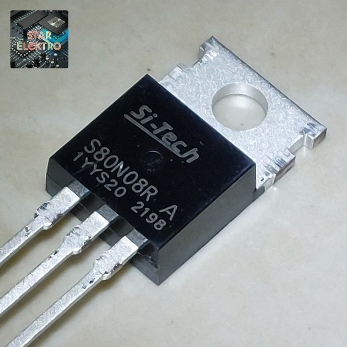 Jual S80N08R A 80N08 S80N08 Si-Tech N-Channel Mosfet 80A 80V FET S80NO8R | Shopee Indonesia