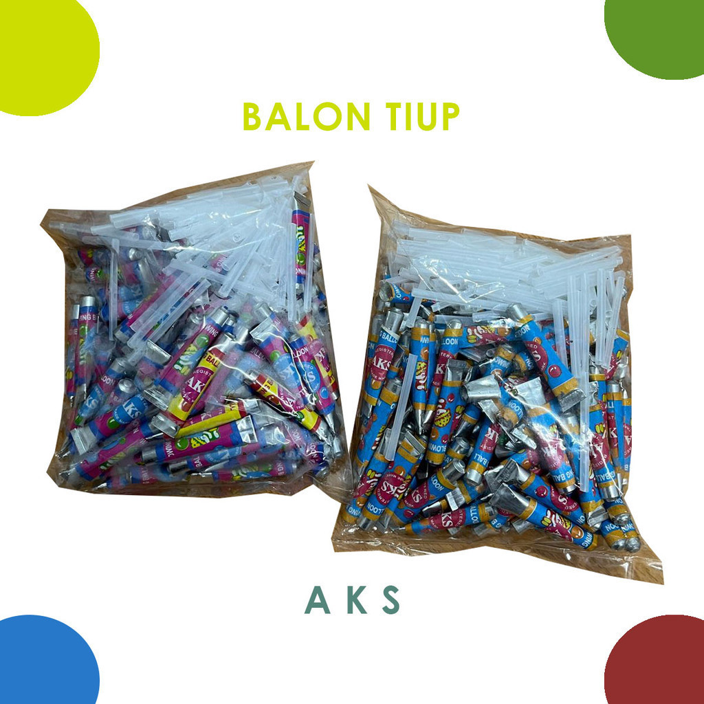 Jual Balon Tiup Jadul - Balon Lem - Mainan Balon Jadul Merek AKS (1 ...