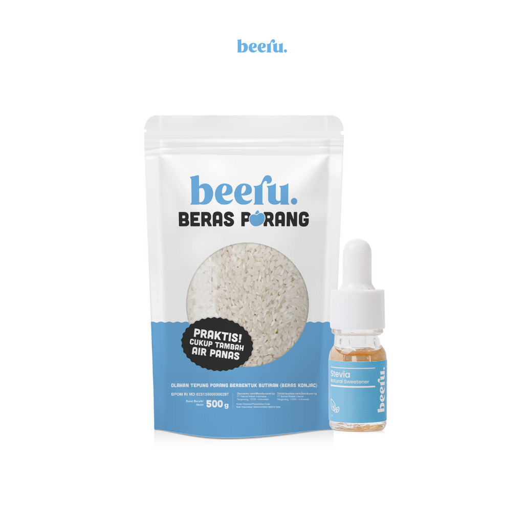 Jual Beeru Stevia 5ml dan Beeru Beras Porang Pouch 500gr | Shopee Indonesia