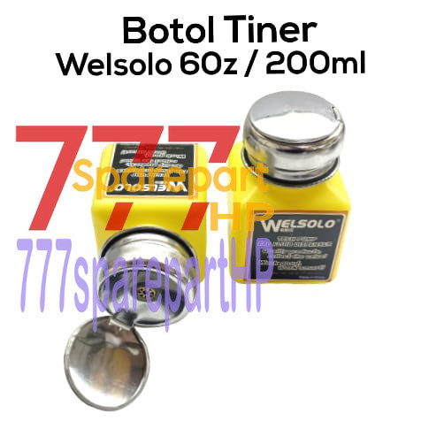 Jual Botol Pompa Plastik 200ml 60z untuk isi Cairan Thinner Alkohol Thiner Tinner Tiner Alat ...