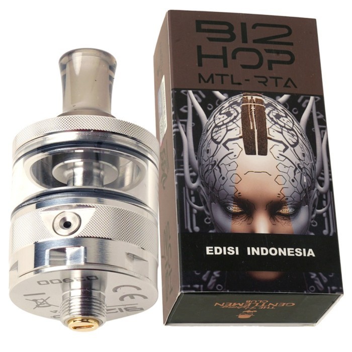 Jual Atomizer Vape BI2HOP MTL RTA 22MM SS Authentic By Ambition Mods ...