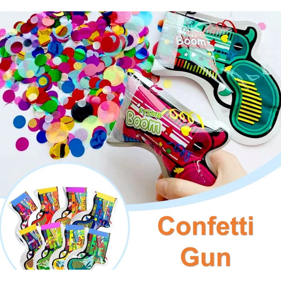 Jual MCC Popper Party Gun Pesta Inflatable Confetti Pistol Semprot ...