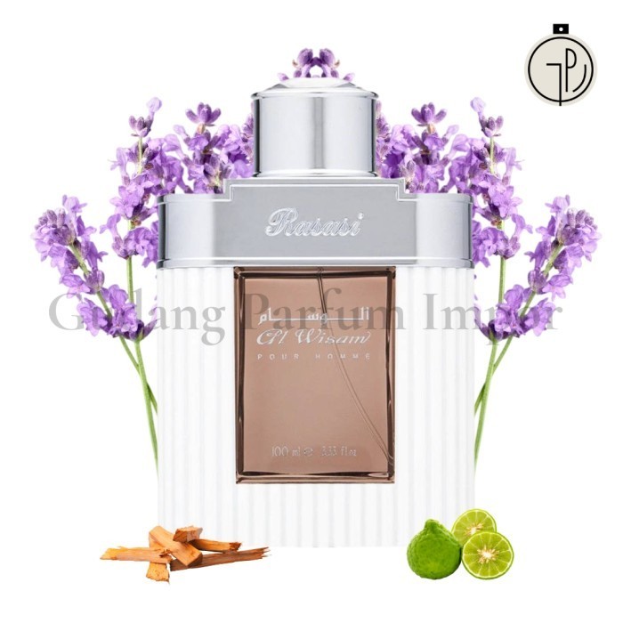 Jual Rasasi Al Wisam White for Men EDP 100 ml | Shopee Indonesia