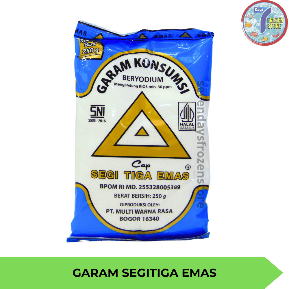 Jual Garam Konsumsi Beryodium Cap Segi Tiga Emas | Shopee Indonesia