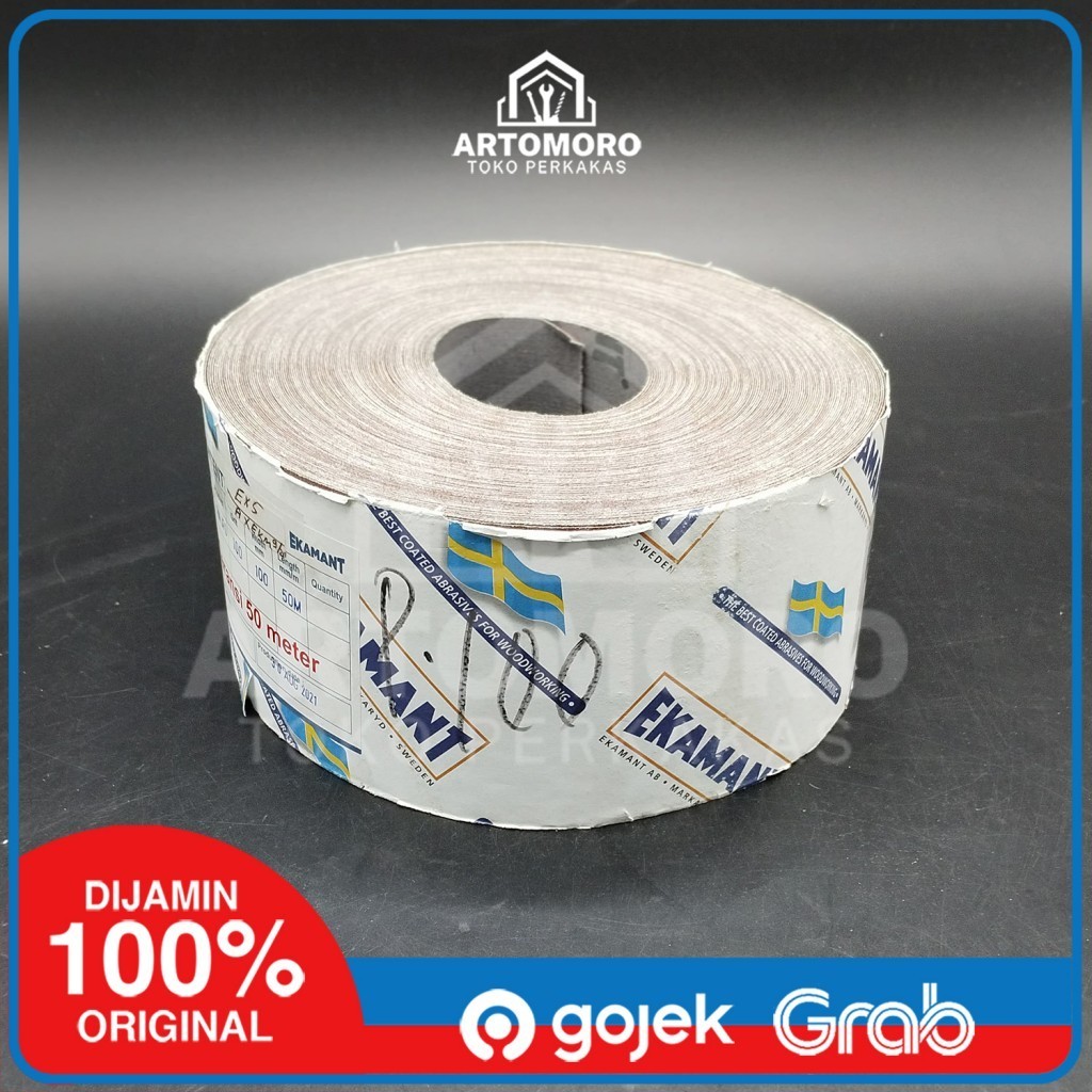Jual Amplas Meteran 4inch P100 Ekamant | Shopee Indonesia