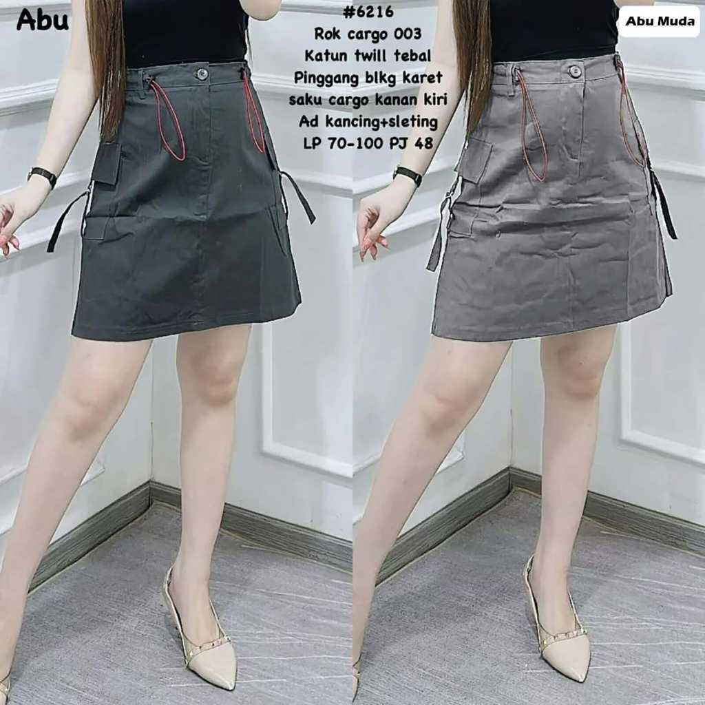 Jual Rok Cargo Mini - Rok Pendek Serut Cleopatra - Rok Twill Combed ...