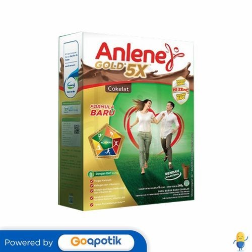 Jual Anlene Gold Rasa Coklat 240 Gram Box | Shopee Indonesia