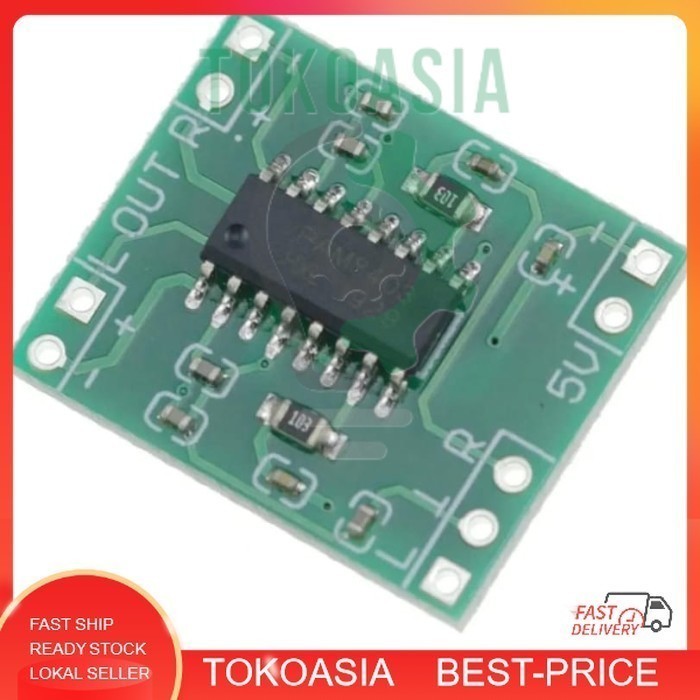Jual PAM8403 Audio Module USB DC 5V Class D Digital Amplifier Board LCD ...