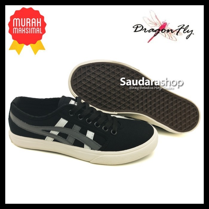 Jual Sepatu Dragonfly Alpha Hitam Abu / Sepatu Dragonfly Alpha Black ...