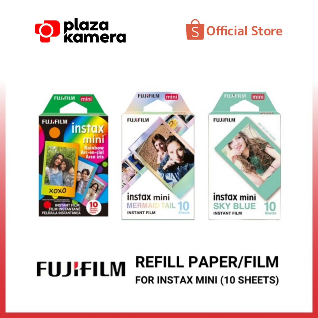 Jual FUJIFILM Refill Film Paper Instax Mini Instant 10 Sheet | Shopee ...