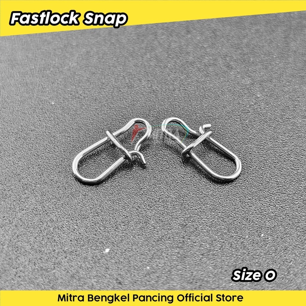 Jual #0 Fastlock snap 11kg / 12mm 10pcs pancing aksesoris peniti ...