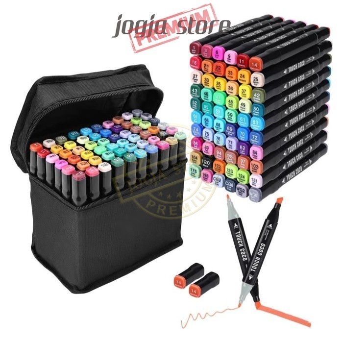 Jual Touch Art Marker 120 Double Head Marker Set Multi Color Spidol ...