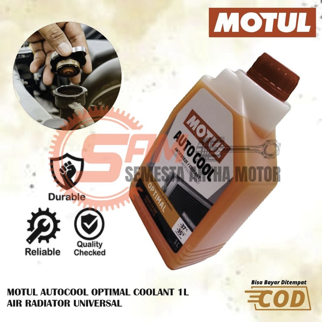 Jual Motul Auto Cool Optimal Coolant -37°C Air Radiator 1L AntiFreeze ...