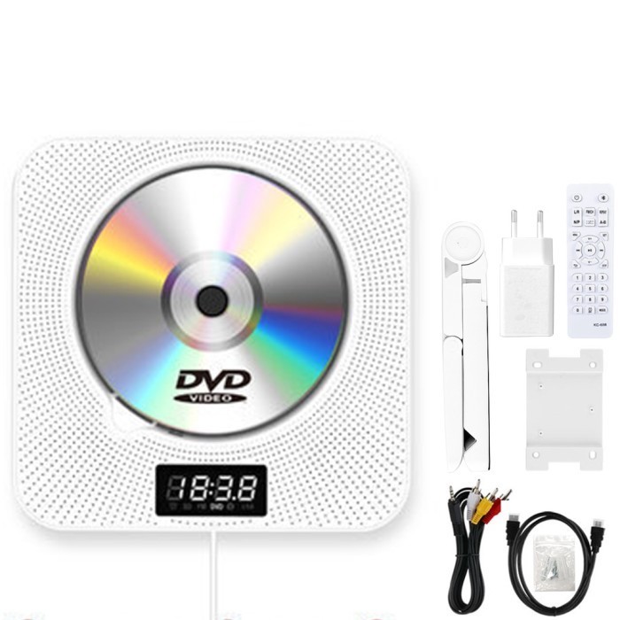 Jual Andar Portable CD Player Bluetooth Mountable Wall DVD Player ...