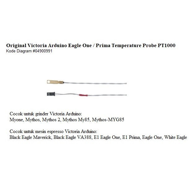 Jual Original Victoria Arduino Eagle One / Prima Temperature Probe ...