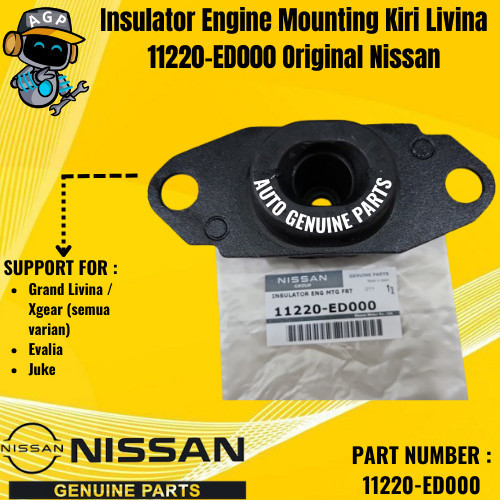 Jual Insulator Engine Mounting Kiri Livina 11220-ED000 Original Nissan ...